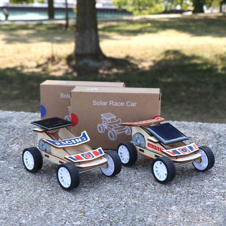 Set of 2 Mini Solar Car Kit V1 For Classroom Education DIY - TOYLOGS