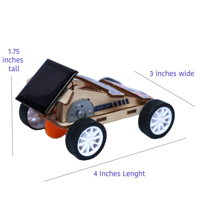 Set of 2 Mini Solar Car Kit V1 For Classroom Education DIY - TOYLOGS