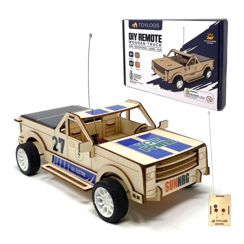 RC Hybrid Solar Car Kit - DIY Project for Kids and Adults - TOYLOGS